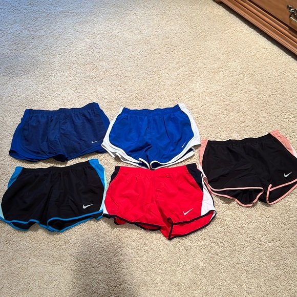 Nike | Shorts | Nwot Set Of 5 Nike Running Shorts With Built In Liner ...